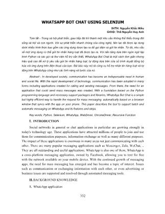 WhatsApp bot chat using selenium